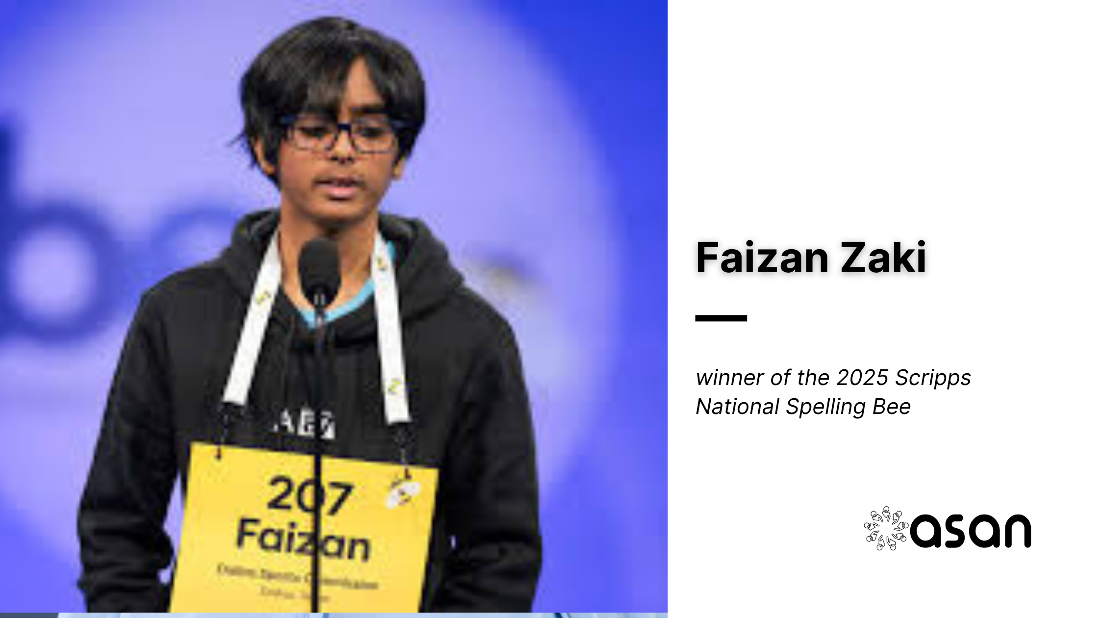 Indian-origin Faizan Zaki Wins 2025 Scripps National Spelling Bee
